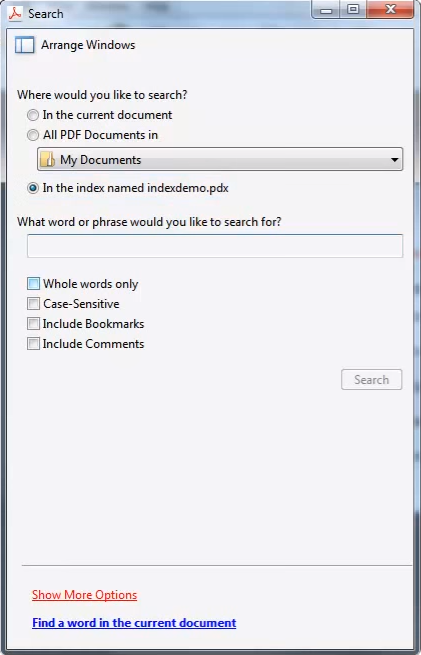 Efficient Information Retrieval with Searchable PDFs – HF Group, LLC